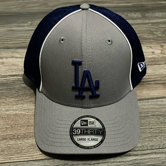 New Era | Accessories | New Era Gray And Navy La Cap | Poshmark